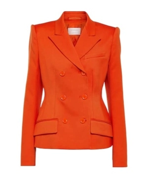 Sportmax Cablo Cotton-blend Blazer - Red