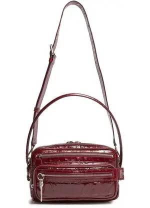 Acne Studios Crocodile Embossed Shoulder Bag