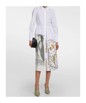 Erdem Sutton Printed Cotton Shirt Dress