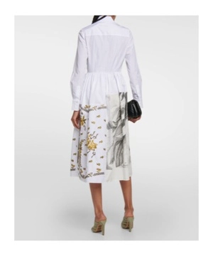 Erdem Sutton Printed Cotton Shirt Dress