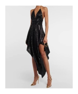 Alexandre Vauthier Sequined Halterneck Minidress
