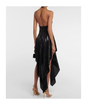 Alexandre Vauthier Sequined Halterneck Minidress