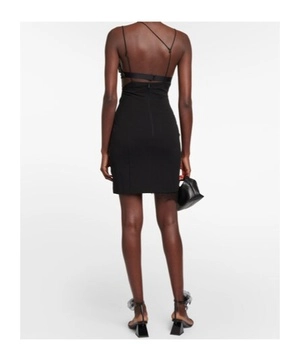 NENSI DOJAKA Lace-trimmed Minidress