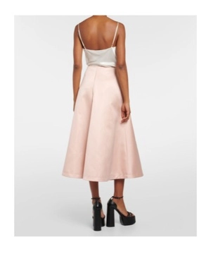 Altuzarra Varda Satin Midi Skirt