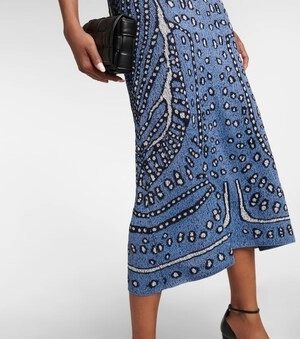 Altuzarra Hannah Jacquard Knit Midi Dress