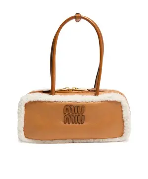 Miu Miu Beau Small Shearling Bag