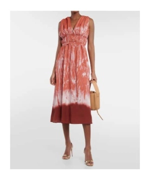 Altuzarra Fiona Ruched Midi Dress - Multicolor