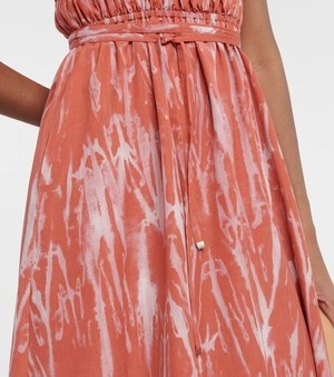 Altuzarra Fiona Ruched Midi Dress - Multicolor