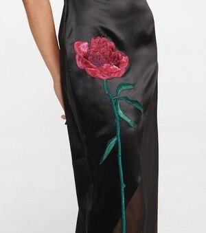 PETER DO Embroidered Silk Dress