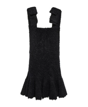 JIL SANDER Mohair Blend Bouclé Mini Dress