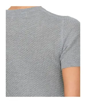Miu Miu Crew Neck Short-sleeved Sweater