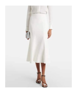 Roland Mouret Crêpe Midi Skirt