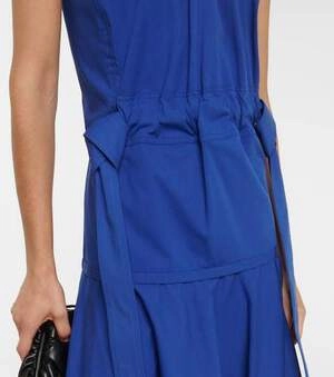Proenza Schouler Cotton-blend Poplin Halterneck Midi Dress