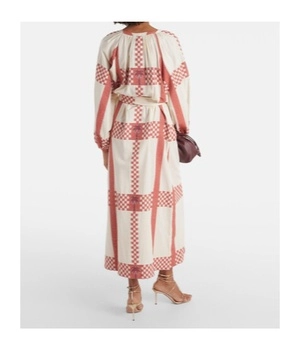 Johanna Ortiz Printed Cotton Midi Dress