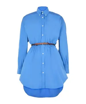 Miu Miu Midi Shirt Dress - Blue
