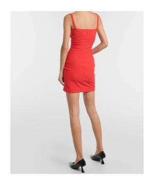 NENSI DOJAKA Cutout Jersey Minidress