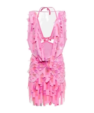 Attico Embellished Minidress - Pink