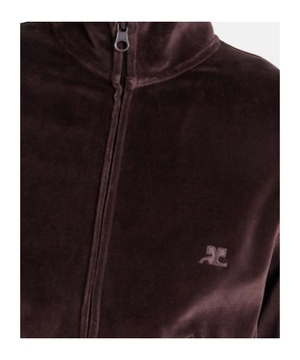 COURREGES Cotton-blend Velvet Track Jacket
