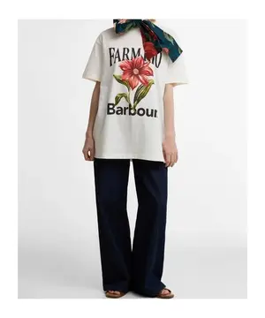 Barbour Farm Rio Wild Flower Oversized Graphic T-shirt