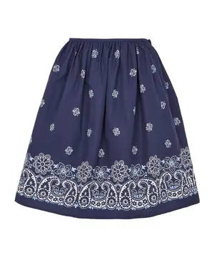 Miu Miu Elastic Waist Skirt - Blue