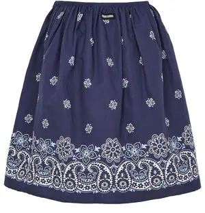 Miu Miu Elastic Waist Skirt