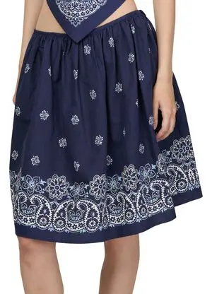 Miu Miu Elastic Waist Skirt