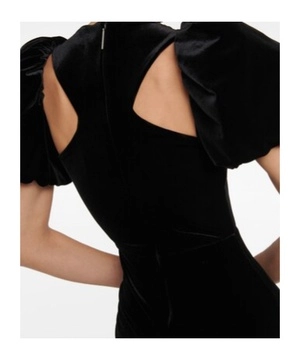 CHRISTOPHER KANE Wrap Velvet Midi Dress