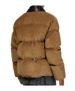 Miu Miu Lapel Long-sleeved Cotton Coat