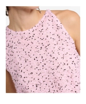 Oscar De La Renta Fil Coupé Minidress - Pink