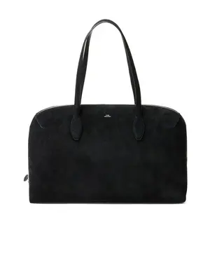 TOTEME Suede Tote Bag - Black
