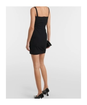 NENSI DOJAKA Cutout Jersey Minidress