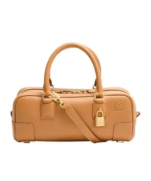 Loewe Amazona 23 Cropped Bag In Nappa Calfskin - Brown
