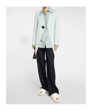 JIL SANDER Shearling Sandals