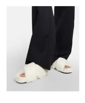 JIL SANDER Shearling Sandals
