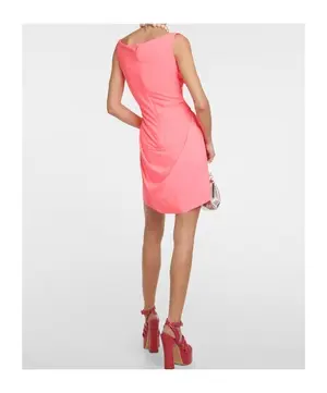 VIVIENNE WESTWOOD Draped Crêpe Minidress