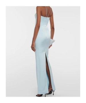 Alex Perry Conley Satin Crêpe Maxi Dress