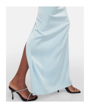 Alex Perry Conley Satin Crêpe Maxi Dress