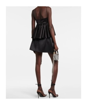 Magda Butrym Crystal-embellished Silk-blend Top