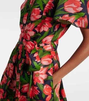 Carolina Herrera Floral Shirt Dress
