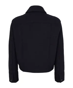 Harris Wharf London Boiled Wool Short Jacket