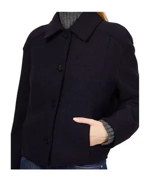 Harris Wharf London Boiled Wool Short Jacket