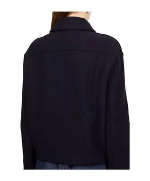 Harris Wharf London Boiled Wool Short Jacket