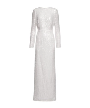 Erdem Yoanna Sequined Gown - White