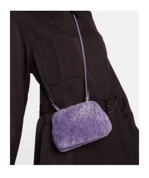 JIL SANDER Goji Micro Shearling Shoulder Bag