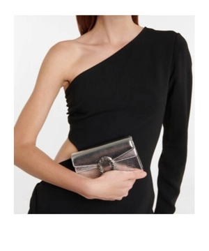 Elie Saab One-shoulder Cutout Cady Gown
