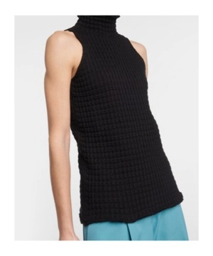 JIL SANDER Frayed Cotton Top