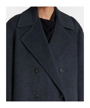 Vince Double-breasted Wool-blend Coat