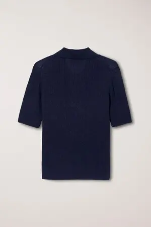 DUNST Short-sleeved Knit Polo Shirt