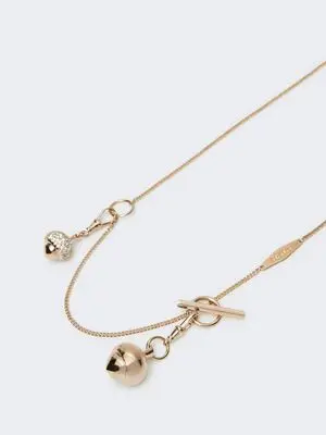 Max Mara Long Necklace With Pendants