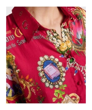 Camilla Printed Silk Shirt
